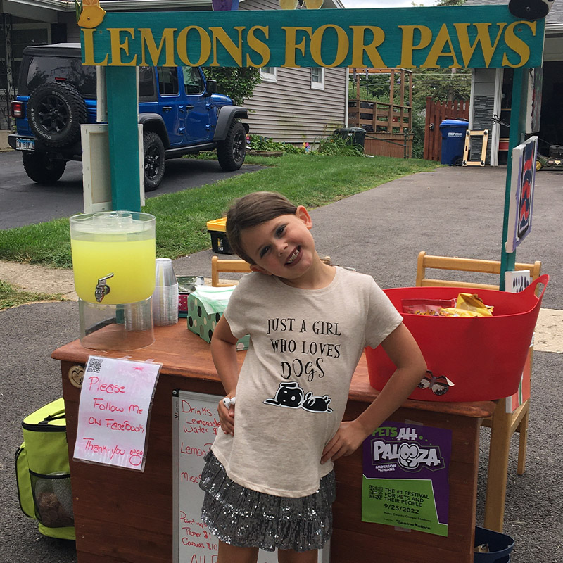 The 7-Year-Old Saving Dogs with Lemonade - Anderson Humane