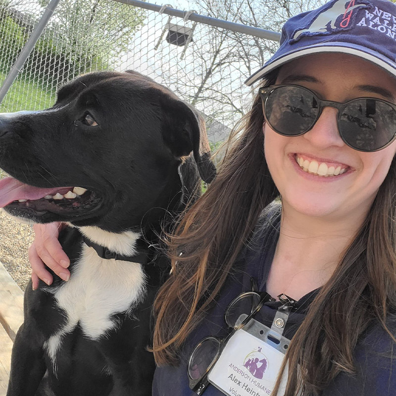 Volunteering at Her Happy Place - Anderson Humane